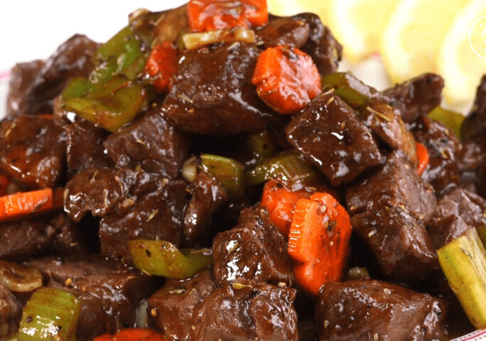Black Pepper Steak Cube | easy dinner ideas | quick dinner ideas | stir ...