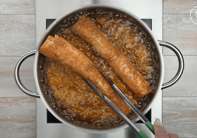 Crispy Fish Rolls Wrapped in Tofu Skin | cooking | Crispy Wrapped Fish ...