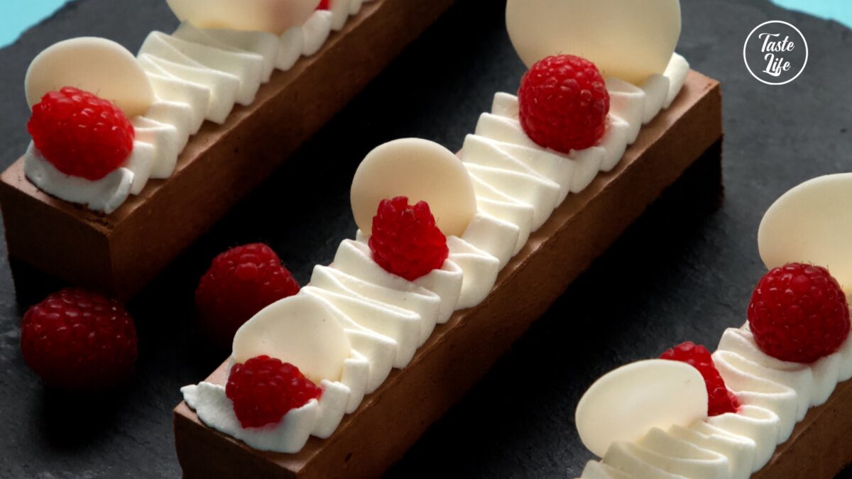 Chocolate Mousse Cake with Raspberry | cake recipe | cheesecake recipe ...