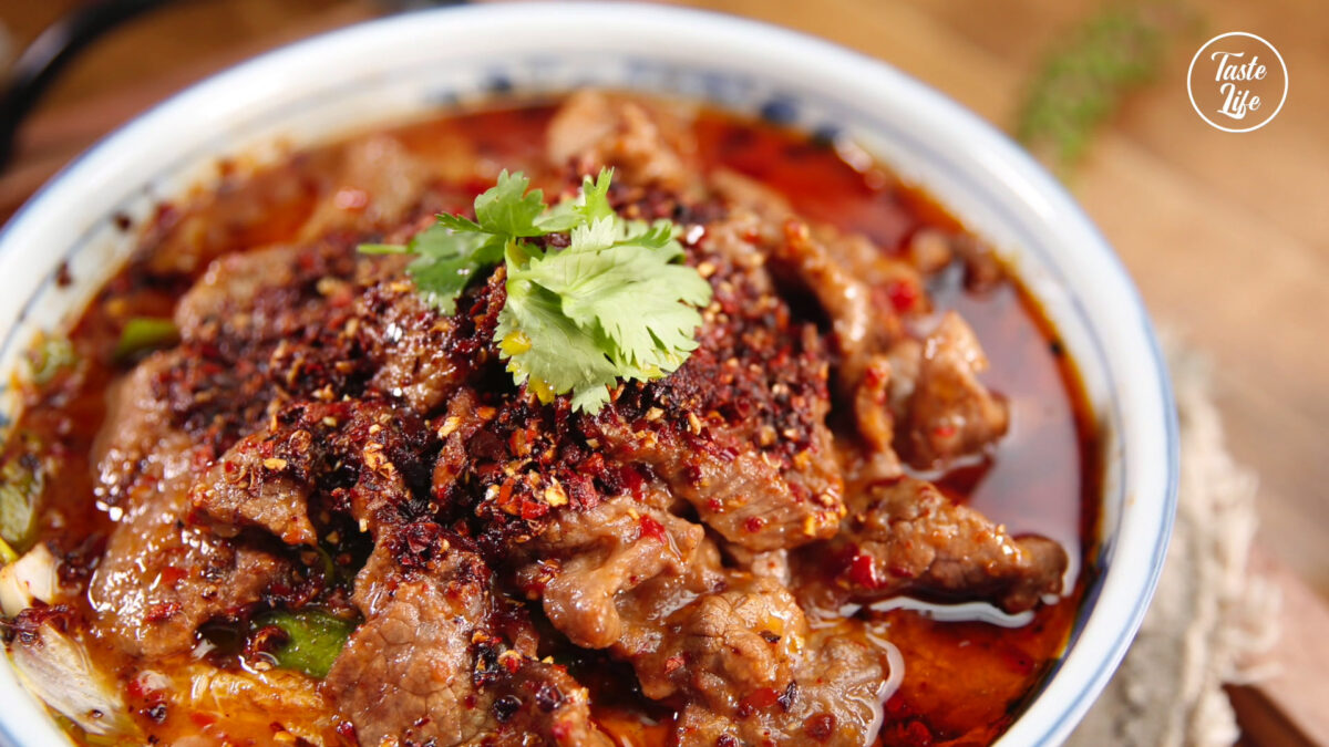 Sichuan Boiled Beef in Fiery Sauce | beef | beef recipes | easy stir ...