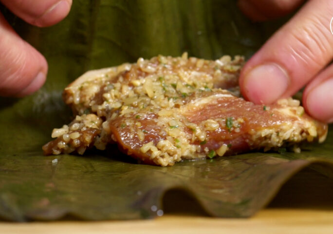 Pork Steamed in Lotus Leaves | cooking | how to cook pork | how to make ...