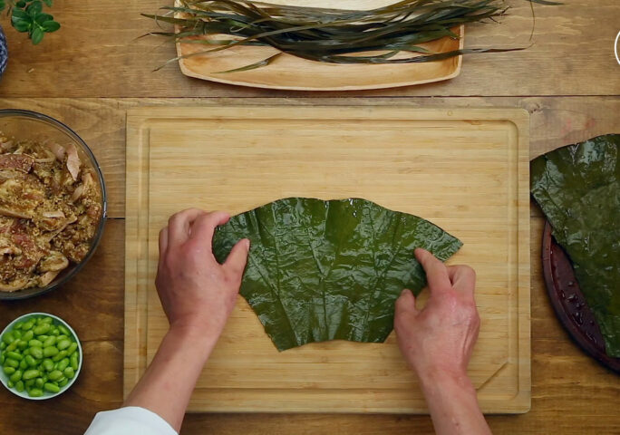 Pork Steamed in Lotus Leaves | cooking | how to cook pork | how to make ...