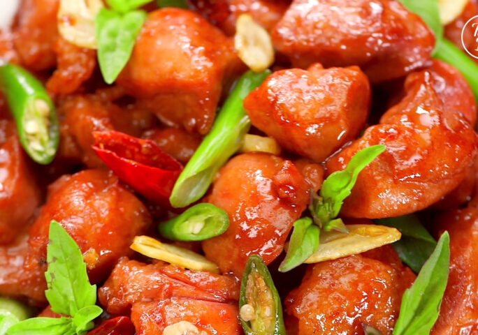 Chicken and Basil Stir-Fry | chicken | chicken dinner | chicken stir ...