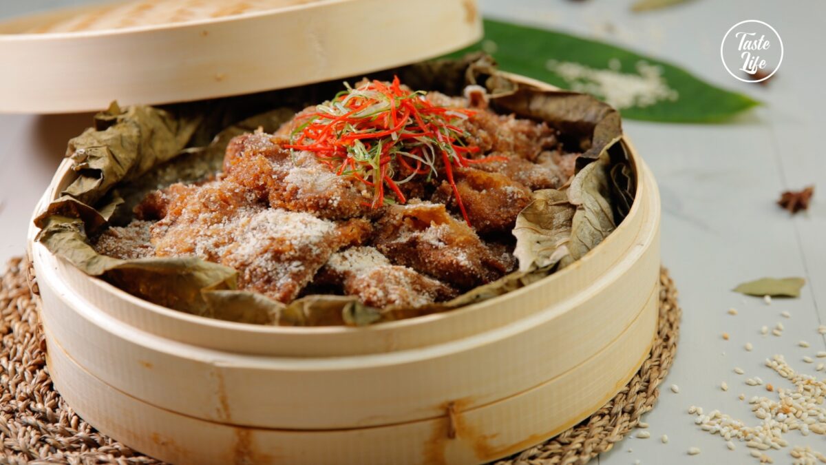 Chinese Steamed Fish with Rice Powder | bass | catfish | cooking ...