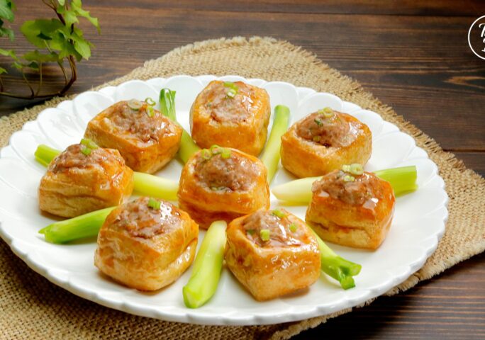 Steamed Stuffed Tofu With Pork | chinese food | dinner ideas for ...