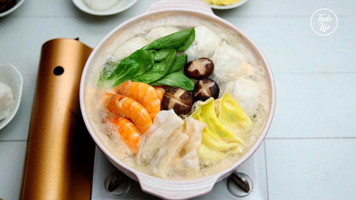 Seafood Hotpot With Homemade Fish Balls | bass | catfish | cooking ...