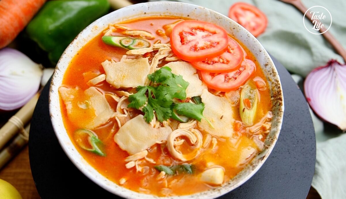Shanxi Hand Pinched Chicken Noodle Soup | best chicken recipes | dinner ...