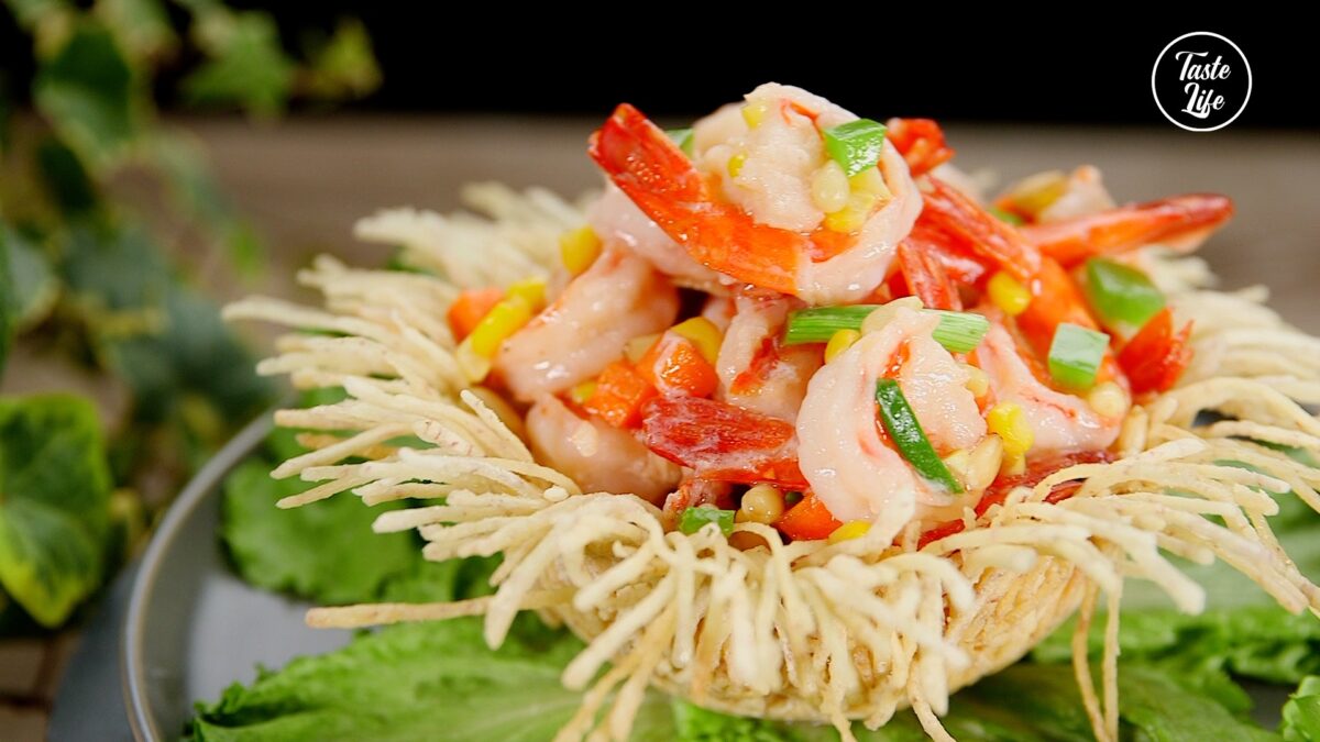 Authentic Chinese Seafood Taro Nest | bass | catfish | cooking | Taste Life