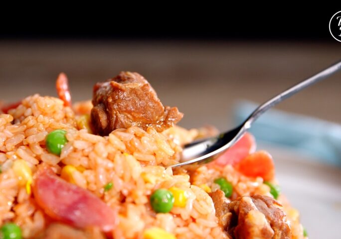 Pork Rib and Sausage Rice l Recipe You Can Make in a Rice Cooker ...