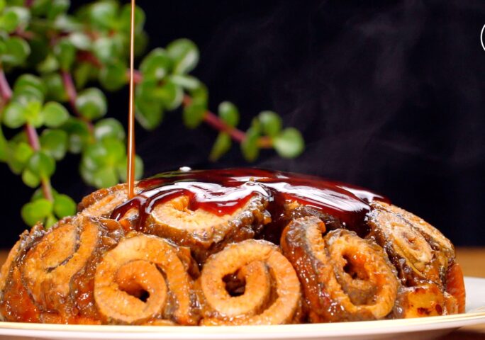 Stewed Asian Swamp Eel Roll Ups | bass | cooking | crab | Taste Life