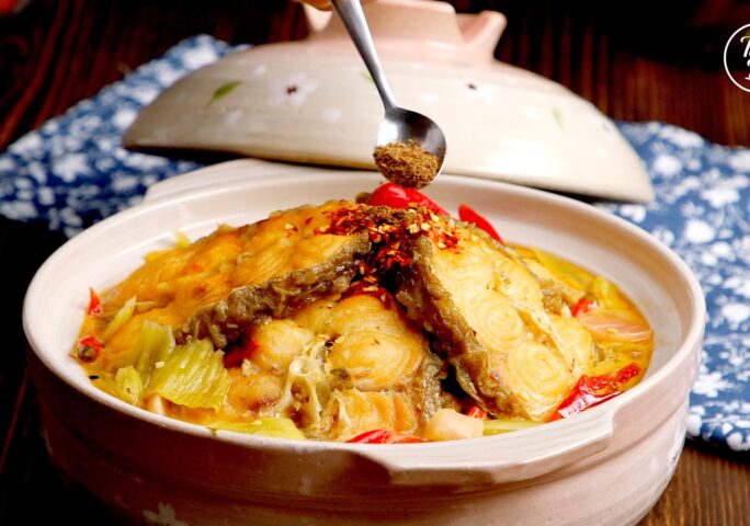 Fish with Sichuan Pickled Vegetable | bass | catfish | dinner | Taste Life