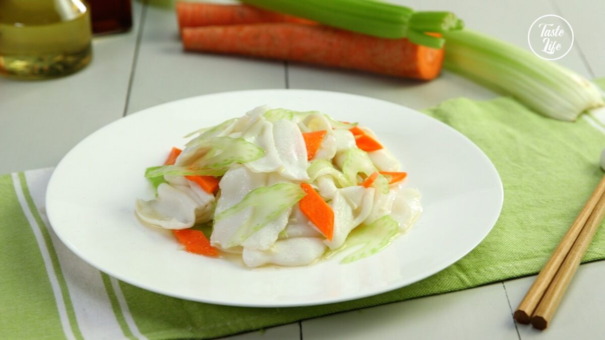 Healthy Cuttlefish Stir Fry | bass | catfish | cooking | Taste Life