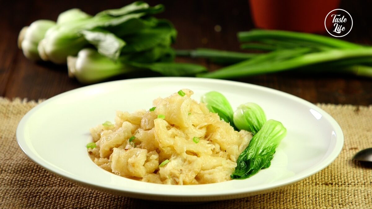 Fish Maw With Crab Meat | cooking | crab | crawfish | Taste Life