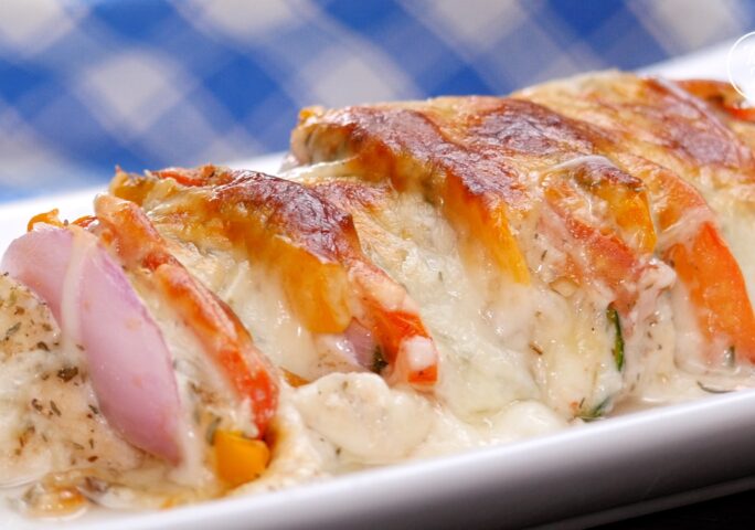 Primavera Stuffed Chicken | best chicken recipes | chinese food ...