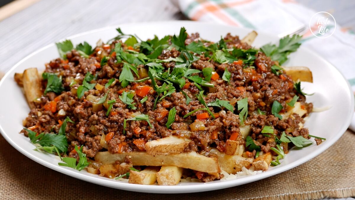 Cheesy Beef Loaded Fries | dinner ideas for tonight | easy dinner ...
