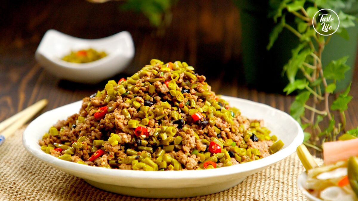 Stir-fried Chinese Pickled String Bean with Pork | chinese cuisine ...
