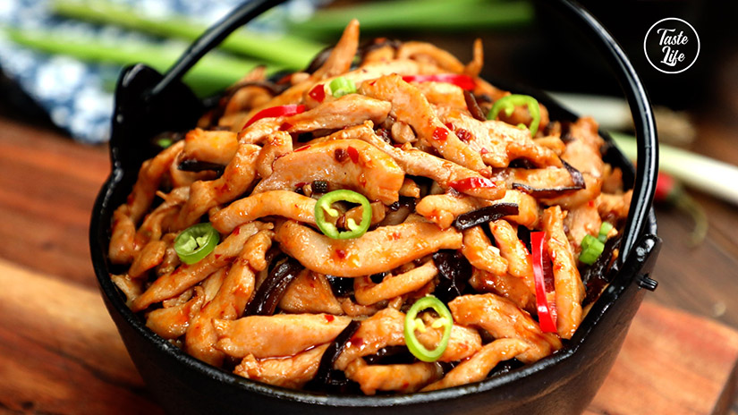 Shredded Chicken with Garlic Sauce | beef stew | chinese food | cooking ...