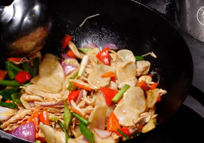 Shanxi Hand Pinched Noodles Stir Fry | brunch | chinese food | cooking ...