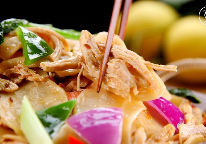 Shanxi Hand Pinched Noodles Stir Fry | brunch | chinese food | cooking ...