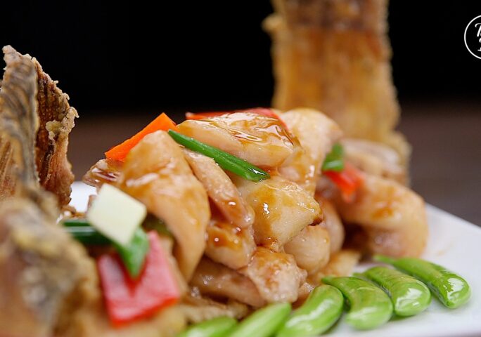 Sauteed Flounder, Chinese-Style | bass | catfish | cooking | Taste Life