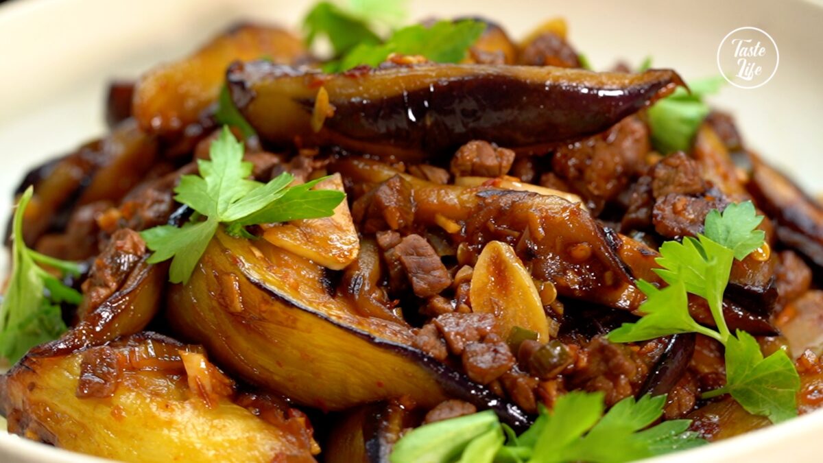 Eggplant Stir Fry with Homemade Rice-A-Roni | dinner ideas | dinner ...