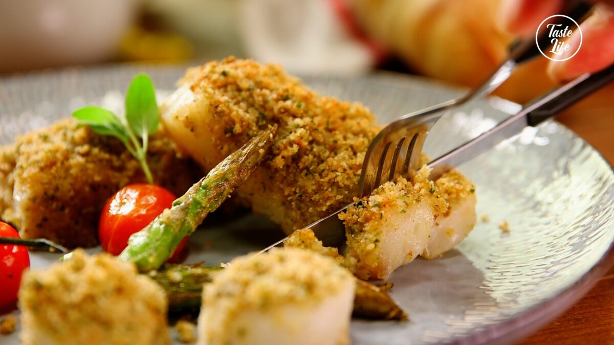 Herb-Encrusted Cod & Sea Scallops | cooking | dinner | quick dinner ...