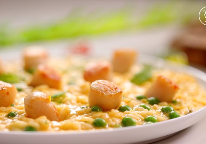 Scallop Risotto | cooking | dinner | how to make | Taste Life