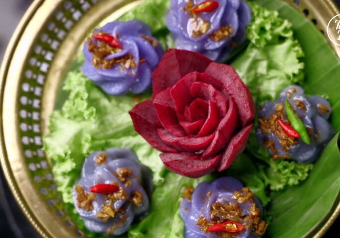 Steamed Butterfly Peas Dumplings (Chor Muang) | appetizer recipes ...