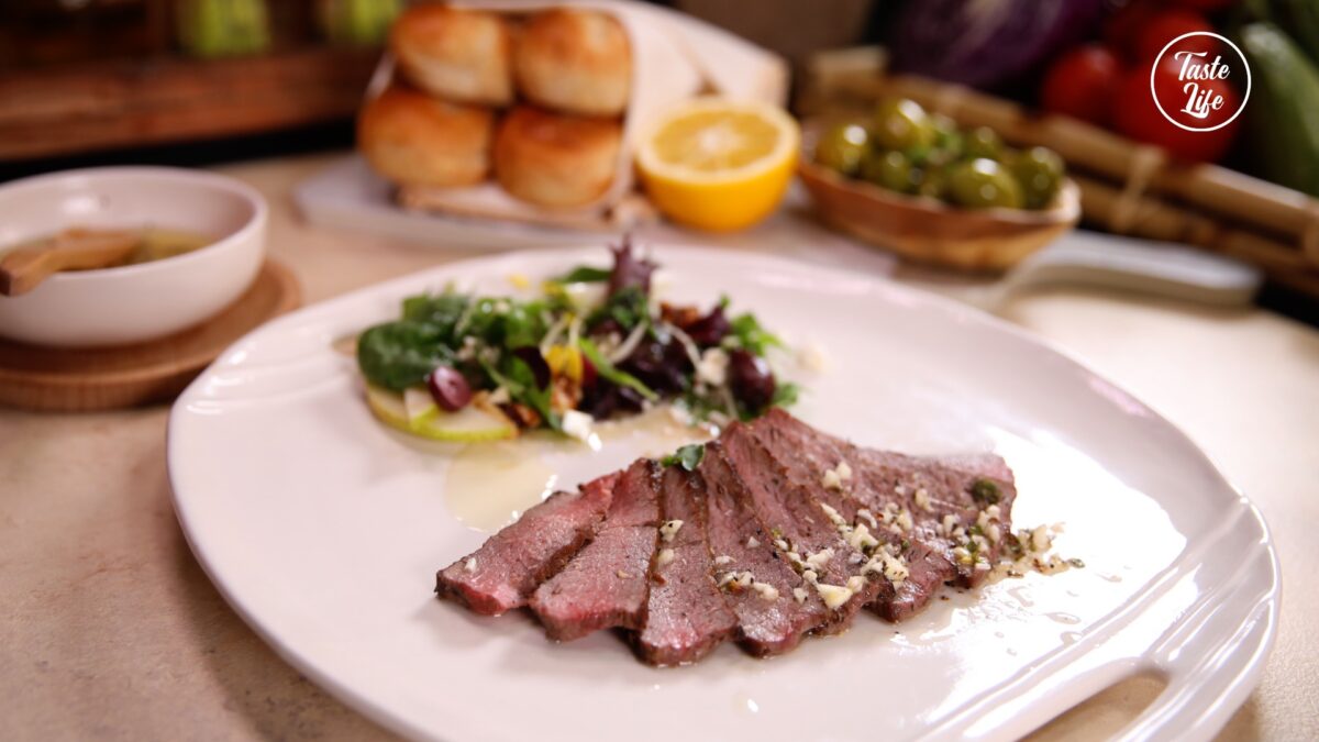 Seared Lamb Rump With a Lemony Garlic and Herb Vinaigrette | brunch ...