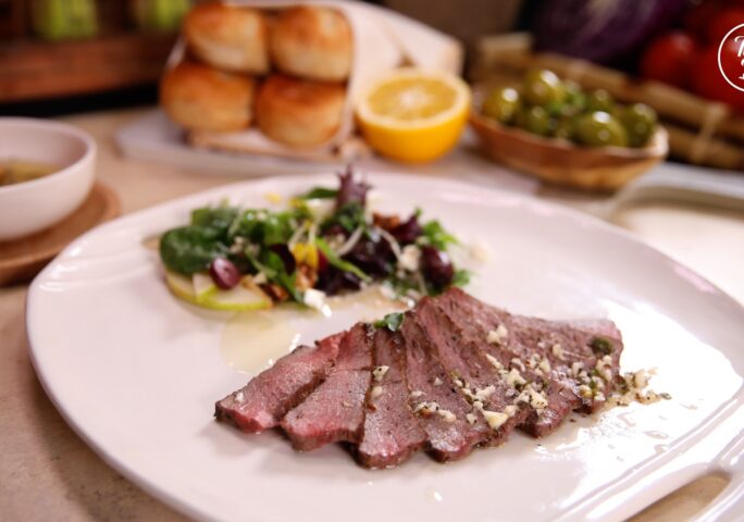 Seared Lamb Rump With a Lemony Garlic and Herb Vinaigrette | brunch ...