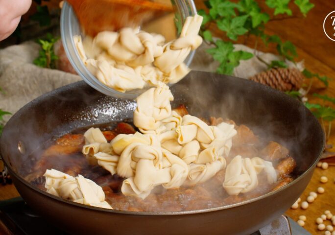 Braised Pork Belly With Tofu Skin Knot | chinese food | dinner ideas ...