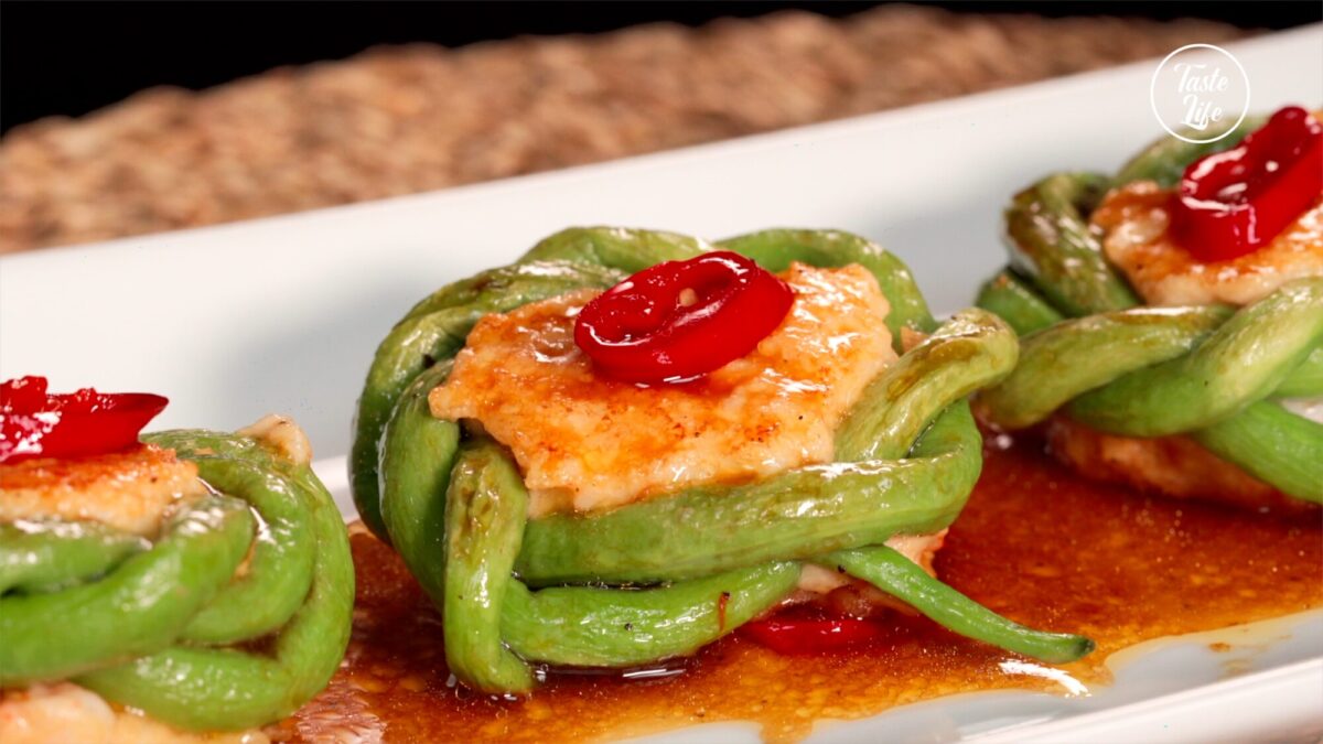 Stuffed Long Green Beans | dinner ideas | dinner recipes | easy dinner ...