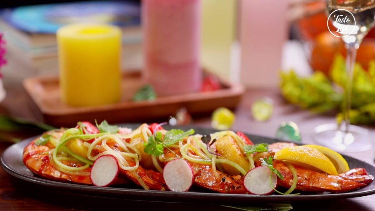 Flambé PrawnsWith Roman Style Pan Seared Gnocchi | cooking | crab ...