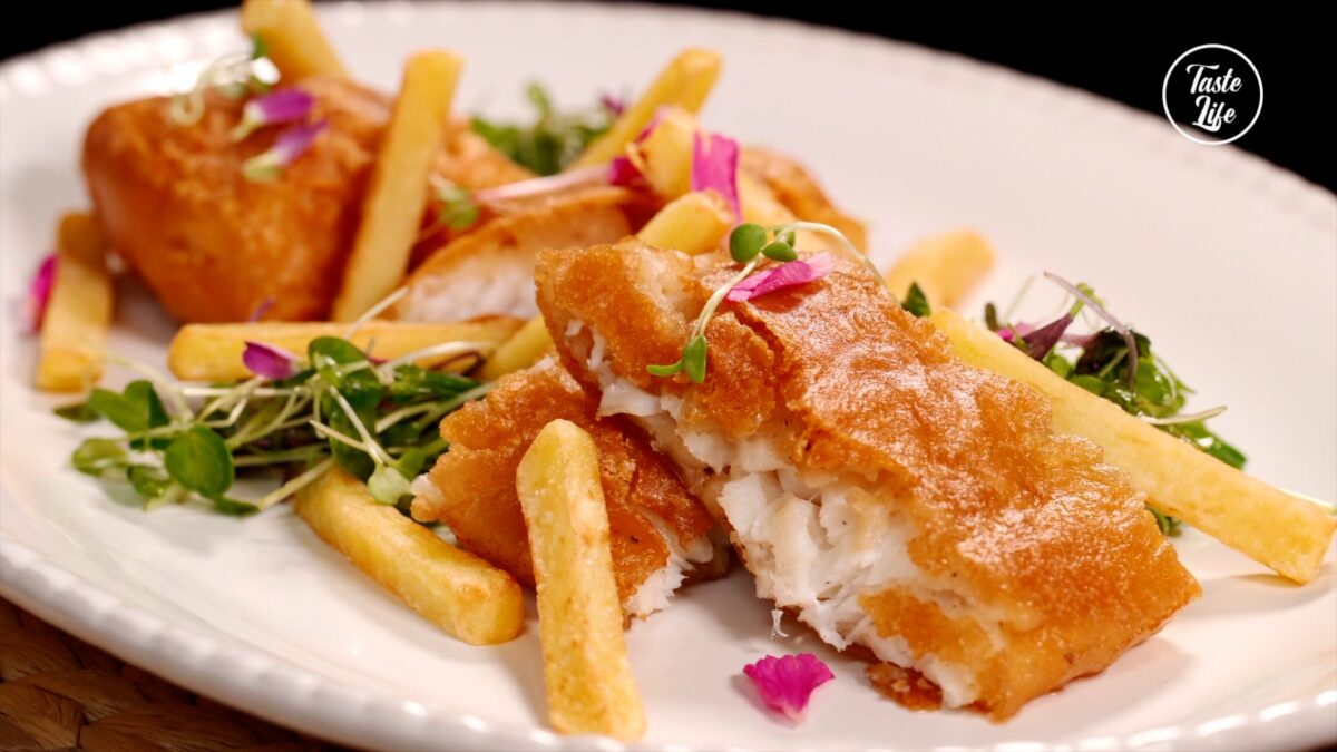 Beer Battered Cod with French Fries | Beer Battered Cod with French ...