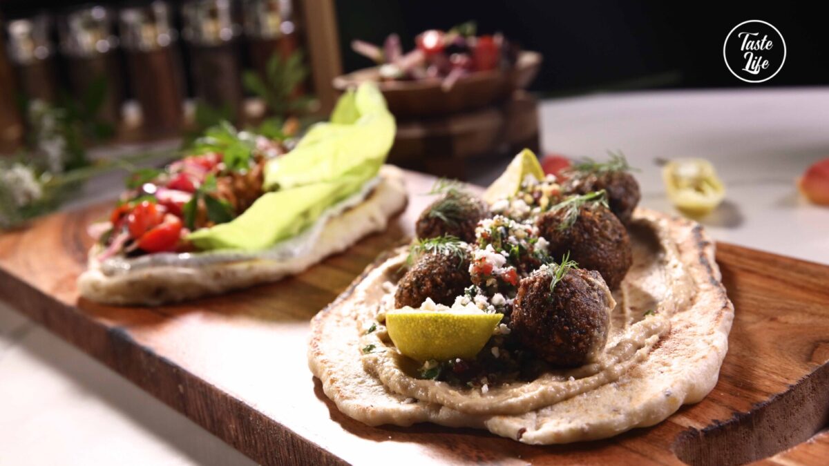 Falafel and Chicken Gyros | best chicken recipes | brunch | vegetarian ...