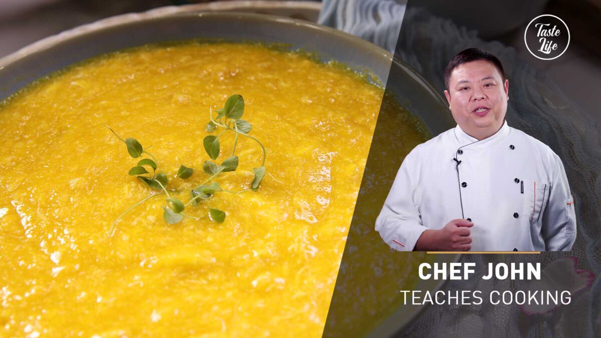 Pumpkin Corn Soup | Chef John’s Cooking Class | Taste Life