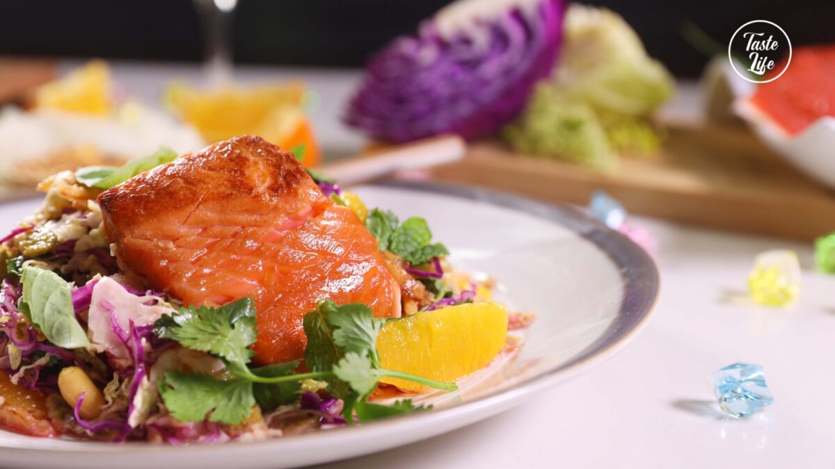 Soy-Glazed Salmon Siam Salad | how to make | salmon | salmon recipes ...