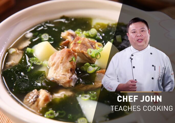 Ribs and Potato Seaweed Soup | Chef John’s Cooking Class | easy dinner ...