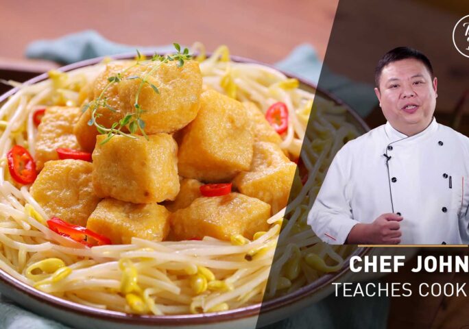 Soybean Sprouts with Fried Bean Curd | Chef John’s Cooking Class ...