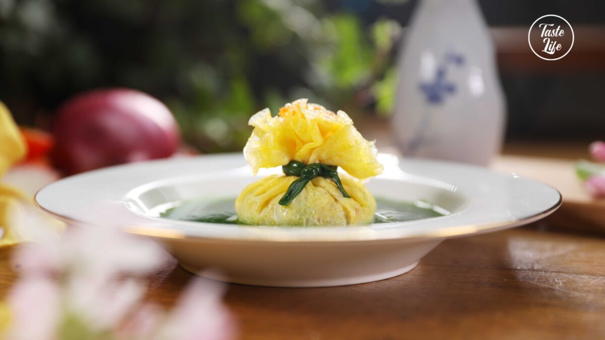 Shrimp & Veggies Dim Sum (Blooming Pomegranate) | how to cook | how to ...