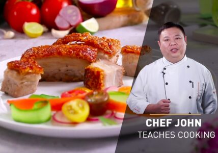 Air Fryer Crispy Pork Belly | Chef John’s Cooking Class | quick dinner ...
