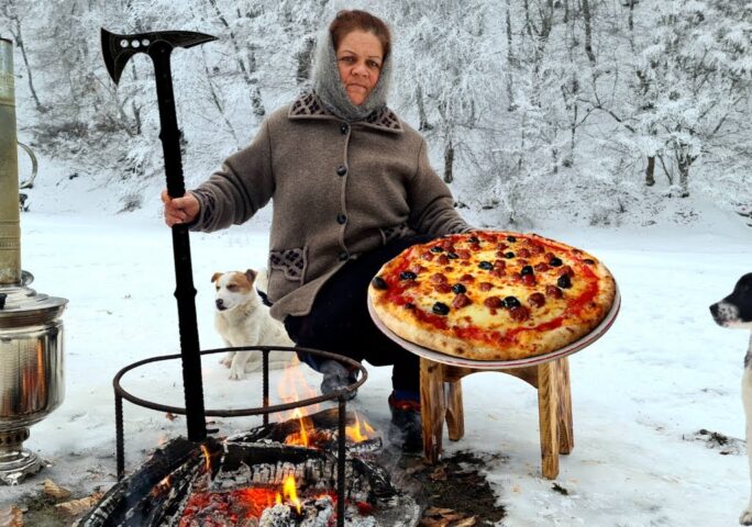 how to cook pizza on a campfire