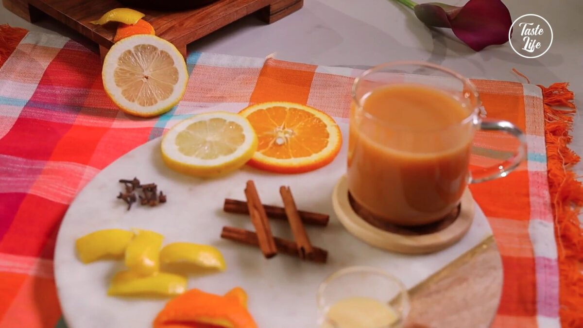 Aromatic Citrus Chai Tea | reduce stress | Taste Life