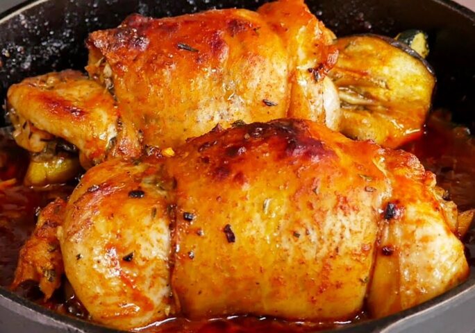 Stuffed Chicken Thighs With Vegetables | chicken recipes | dinner ...