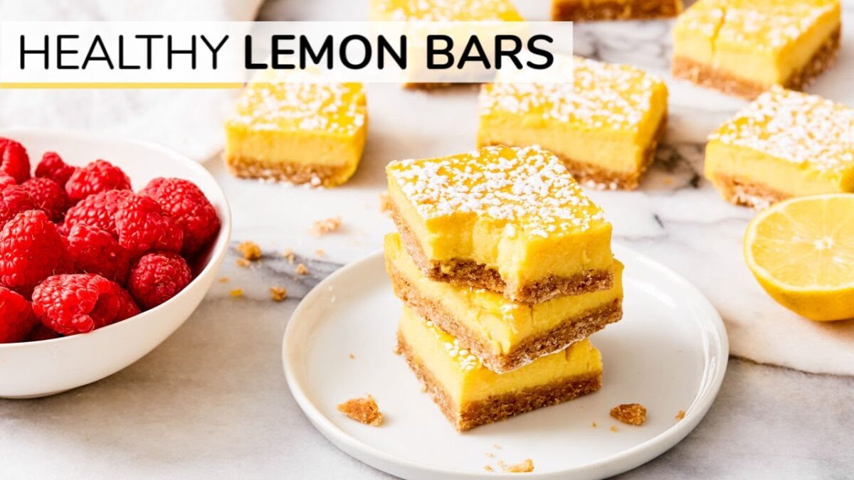 Lemon Bars | Easy & Healthy Recipe | healthy | vegan | vegetarian ...
