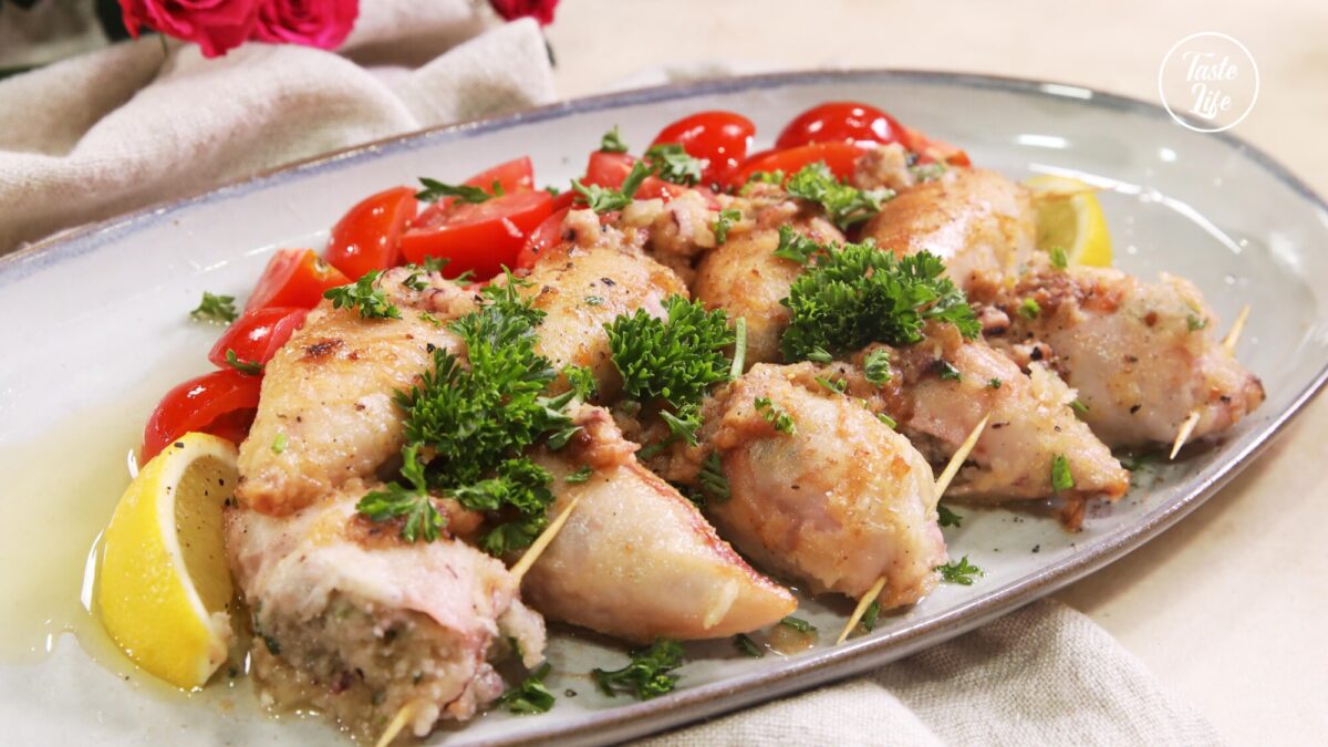 Stuffed Squids | cooking | crab | crawfish | Taste Life