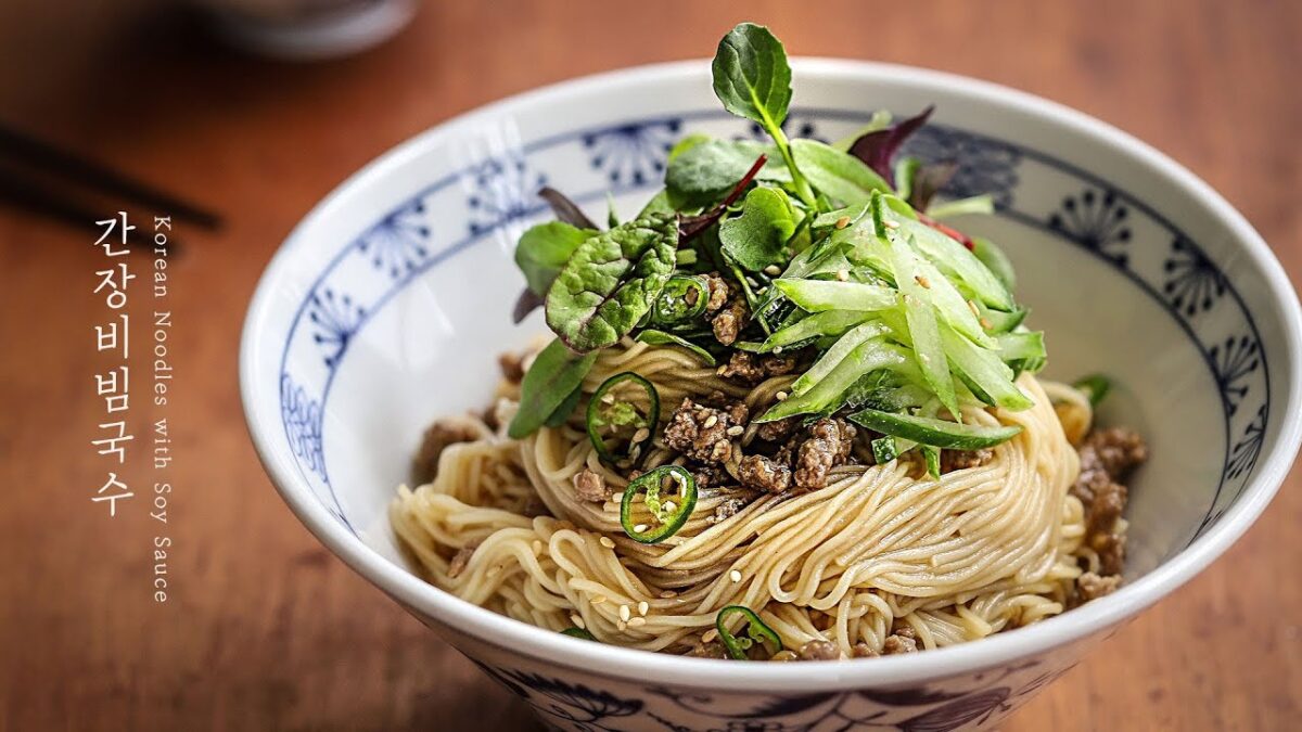 Korean Noodle with Soy Sauce | 3 Korean Noodles Recipes | korean ...