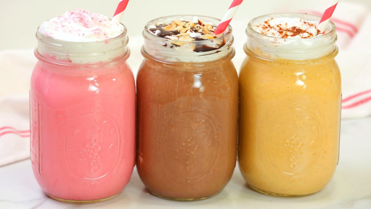 3 Healthy Holiday Milkshakes – Chocolate Hazelnut, Apple Pumpkin ...