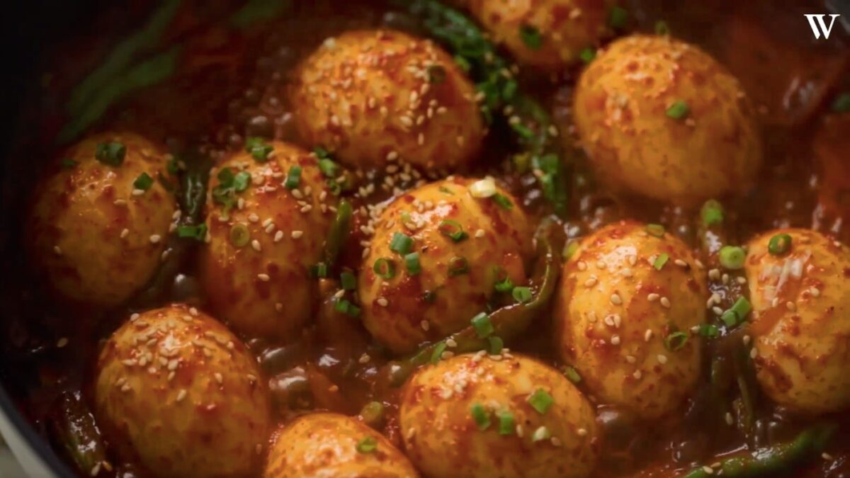 You definitely should try this! SPICY SAUCE BRAISED EGGS | braised eggs ...