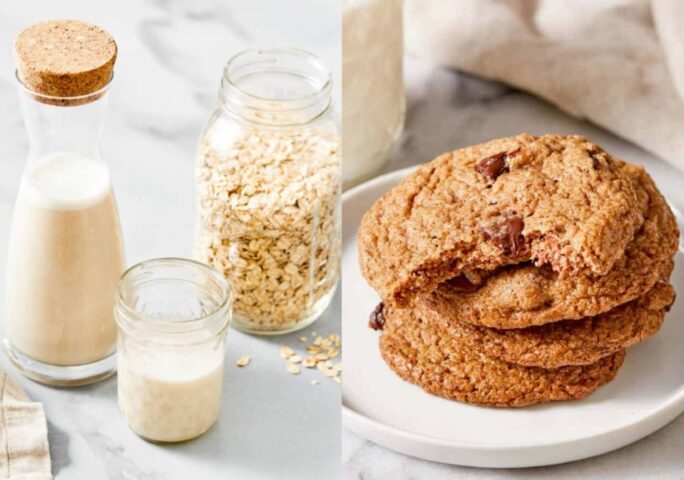 How to Make OAT MILK + Oatmeal Pulp Chocolate Chip Cookie Recipe | oat ...